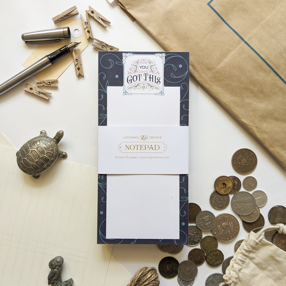 Notepad - Creativit-tea – Lacewing Creative