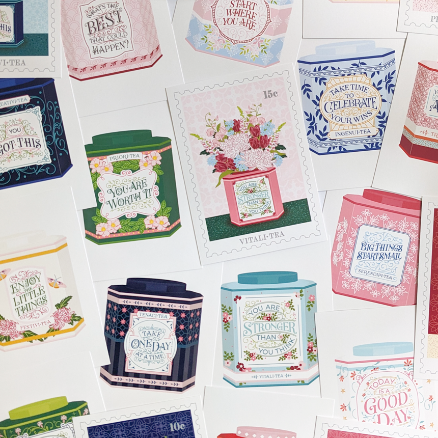 Post Cards - Quali-tea – Lacewing Creative